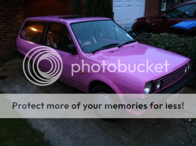 89 Mk2 VW Polo 1.0 Breadvan PINK £375 Margate | Retro Rides