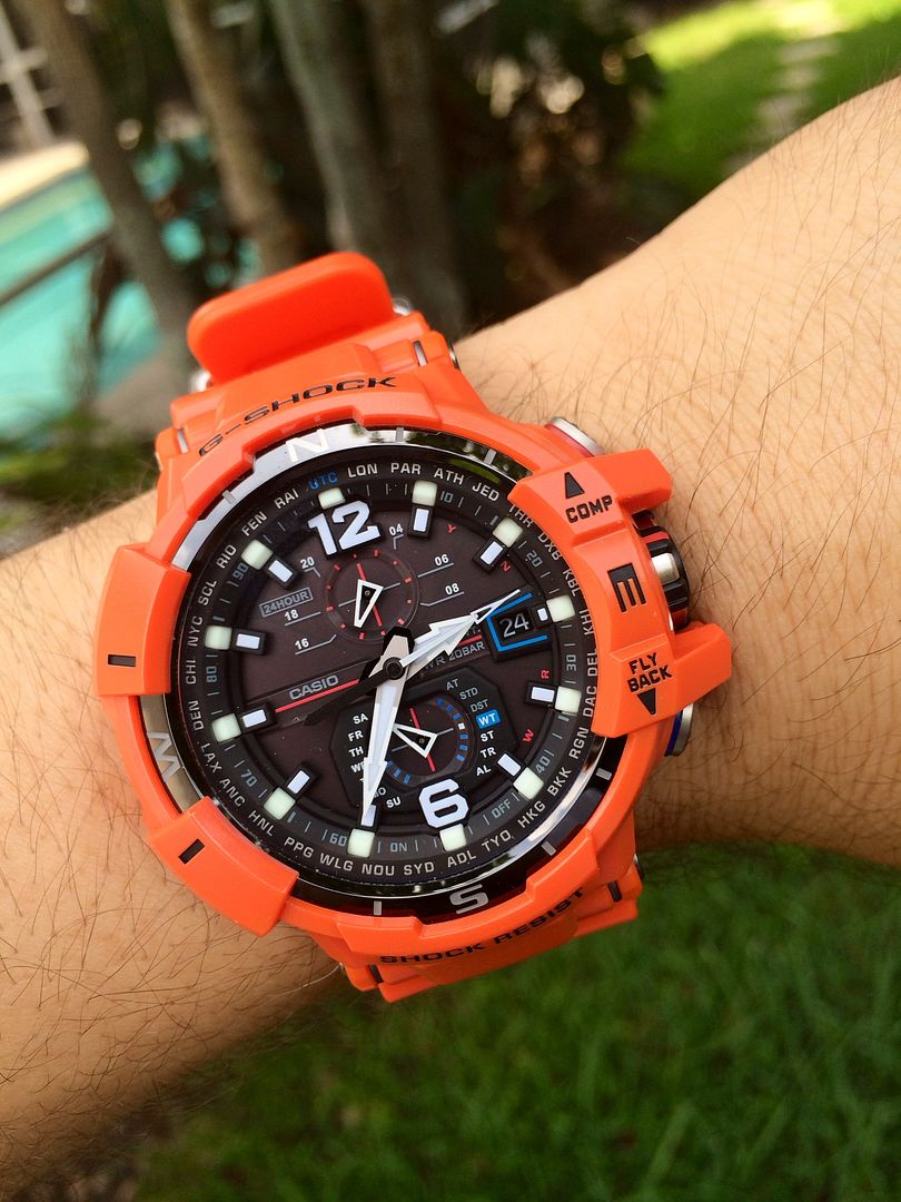 First G Shock Orange Aviator | WatchUSeek Watch Forums