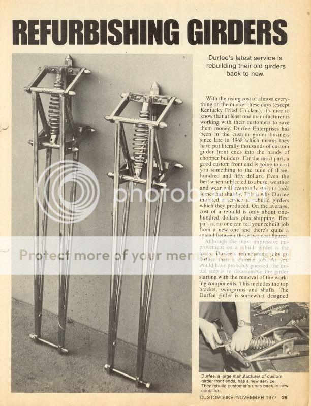 Durfee girder disassembly | Jockey Journal Forum