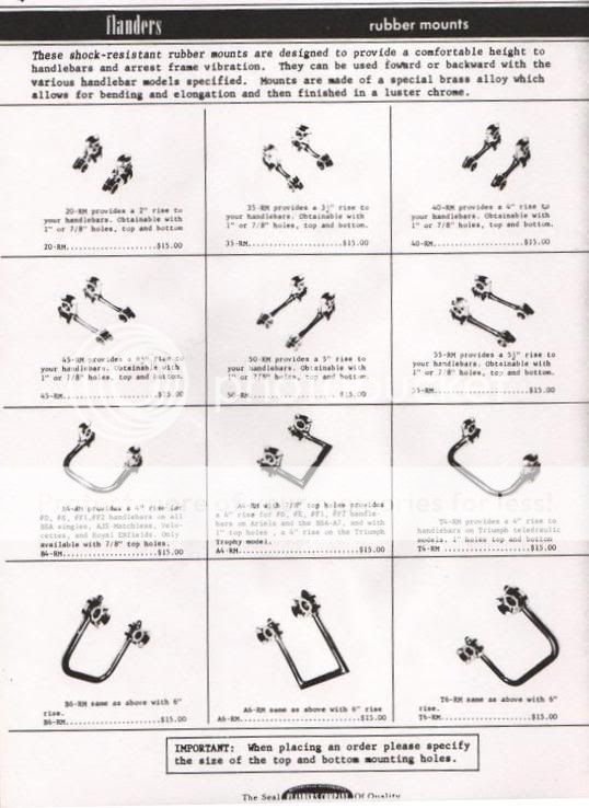 Flanders U-shaped risers....SWEET! | Jockey Journal Forum