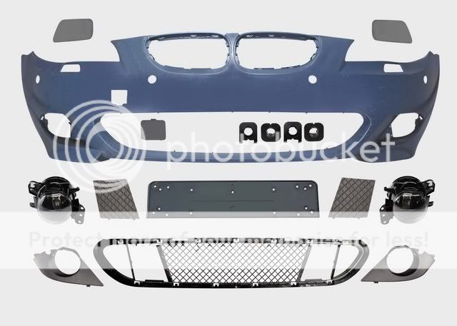 (fs) bmw e60 m-tech front bumper kit